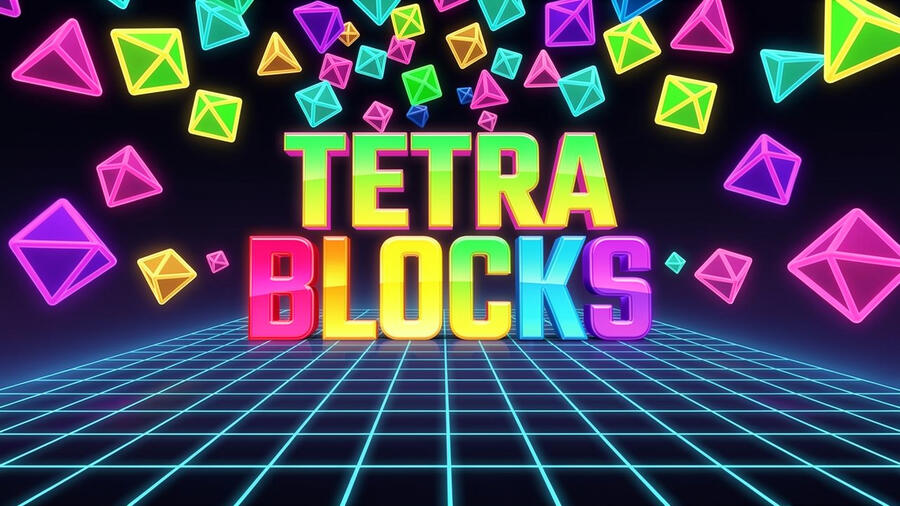 Tetra Blocks | Juega Gratis en Línea – Estilo Arcade Neón