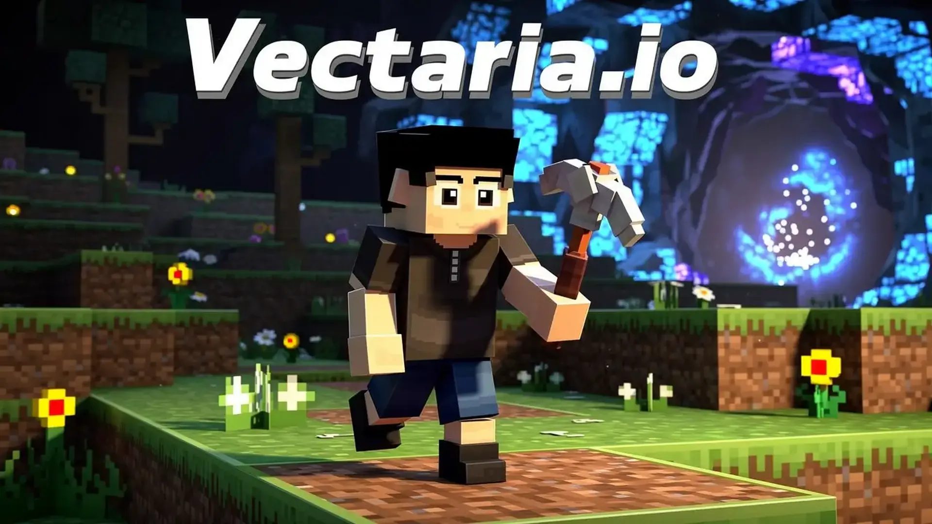 Vectaria.io | 無料ボクセルサンドボックス - ブラウザで今すぐ遊ぶ